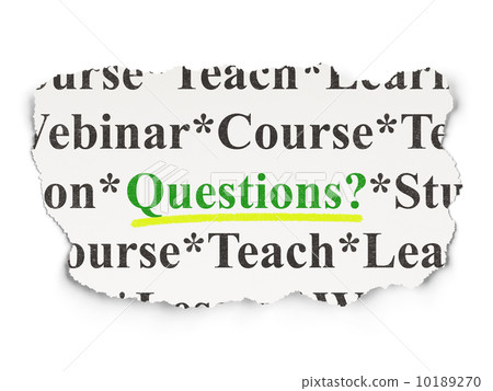 Education concept: Questions? on Paper background-插圖素材 [10189270] - PIXTA圖庫