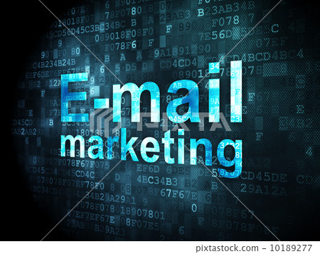 Advertising concept: E-mail Marketing on... - Stock Illustration ...