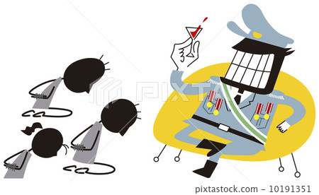 Dictator who afflicts people - Stock Illustration [10191351] - PIXTA