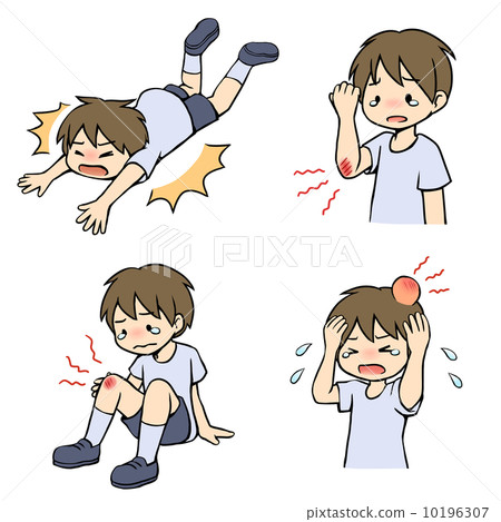 Injured child - Stock Illustration [10196307] - PIXTA