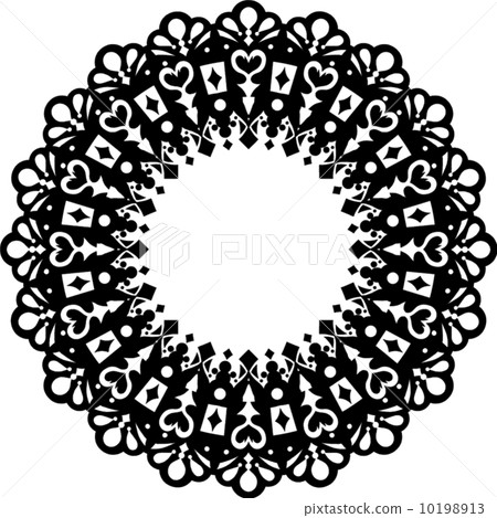 Trump style lace pattern material - Stock Illustration [10198913] - PIXTA