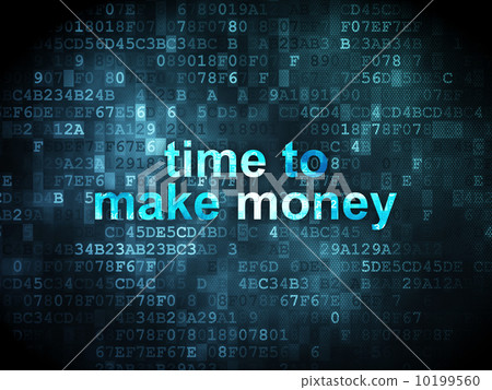 Timeline concept: Time to Make money on digital... - Stock Illustration ...