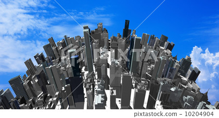 CG high-rise building - Stock Illustration [10204904] - PIXTA