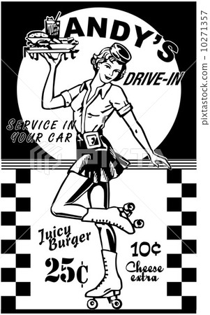Carhop - Stock Illustration [10271357] - PIXTA