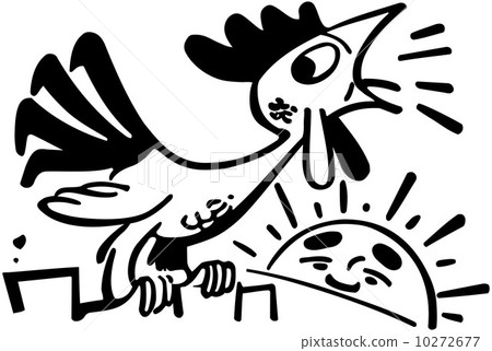 Rooster - Stock Illustration [10272677] - PIXTA