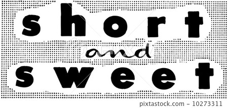 Short And Sweet - Stock Illustration [10273311] - PIXTA