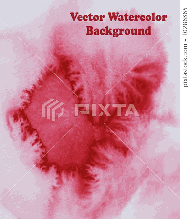 vector red watercolor floating spot-插圖素材 [10286365] - PIXTA圖庫