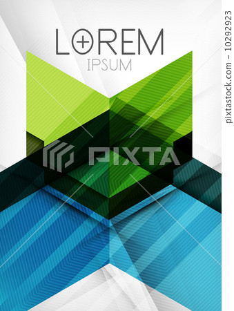 Vector business geometric design background - Stock Illustration ...
