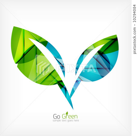 Abstract green leaf concept - Stock Illustration [10294084] - PIXTA