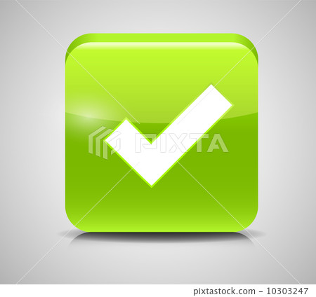 Vector Green Check Mark Icons - Stock Illustration [10303247] - PIXTA