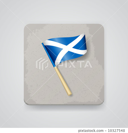 Scotland flag, vector icon - Stock Illustration [10327548] - PIXTA