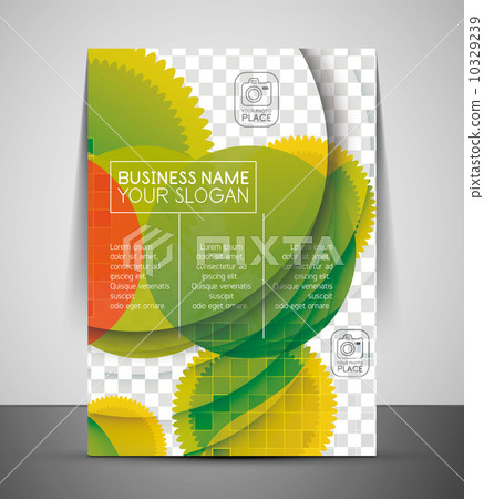 Green design business corporate print template - Stock Illustration ...