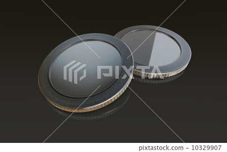 silver coins black - Stock Illustration [10329907] - PIXTA