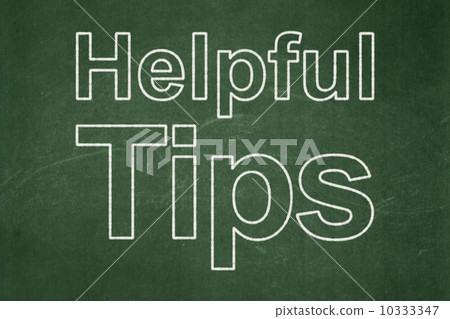 Education concept: Helpful Tips on chalkboard... - Stock Illustration ...