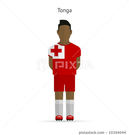 Tonga football player. Soccer uniform. - Stock Illustration [10384044 ...