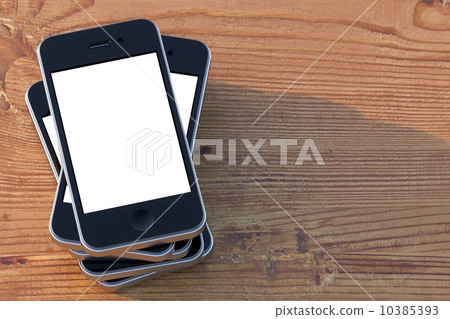 set of Iphone-style smartphones - Stock Illustration [10385393] - PIXTA