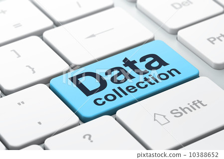 Information concept: Data Collection on... - Stock Illustration ...