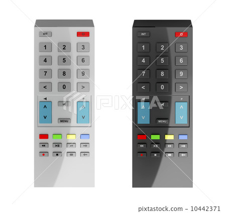 Black and gray remote controls-插圖素材 [10442371] - PIXTA圖庫