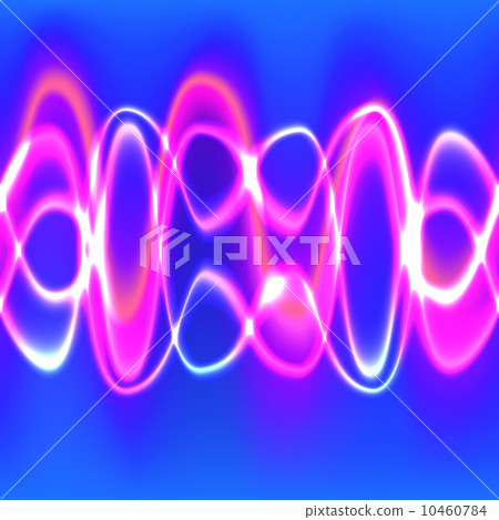 Abstract Glow Wave Lines - Stock Illustration [10460784] - PIXTA