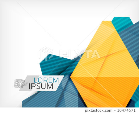 Corporate abstract business template - Stock Illustration [10474571 ...