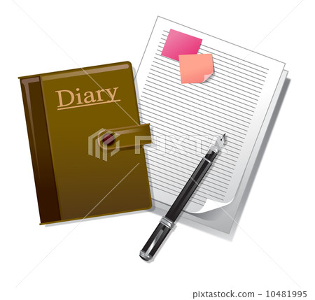 The view of diary - Stock Illustration [10481995] - PIXTA