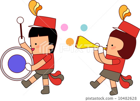 The view of military band - Stock Illustration [10482628] - PIXTA