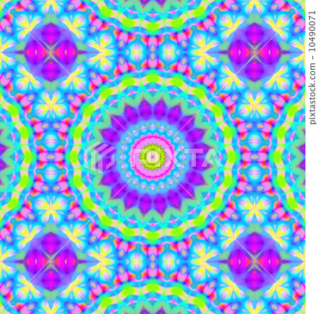 Bright background with abstract pattern - Stock Illustration [10490071 ...