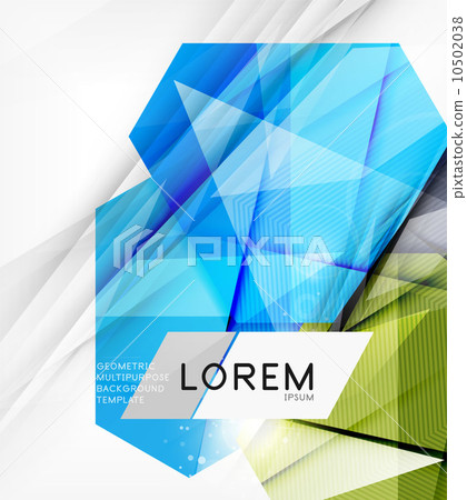 Corporate abstract business template - Stock Illustration [10502038 ...