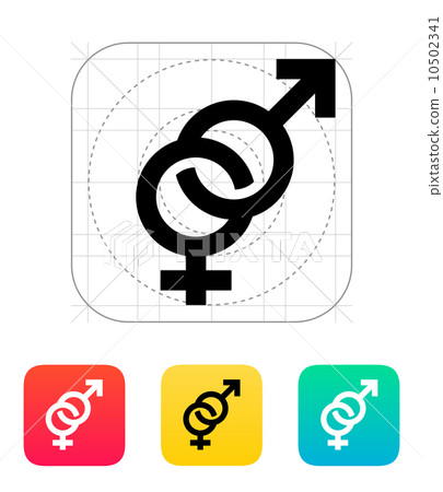 Hetero icon. - Stock Illustration [10502341] - PIXTA