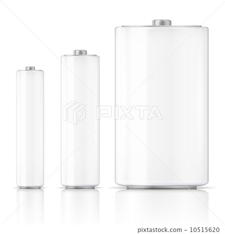 White battery template. - Stock Illustration [10515620] - PIXTA