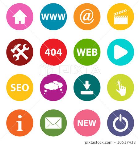 New web icons - Stock Illustration [10517438] - PIXTA