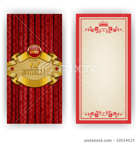 Elegant template for vip luxury invitation - Stock Illustration ...