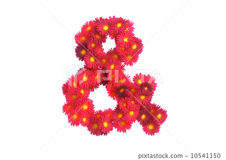 Red flower symbol isolated on white backround - Stock Illustration ...