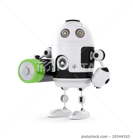 Robot with battery - Stock Illustration [10544583] - PIXTA