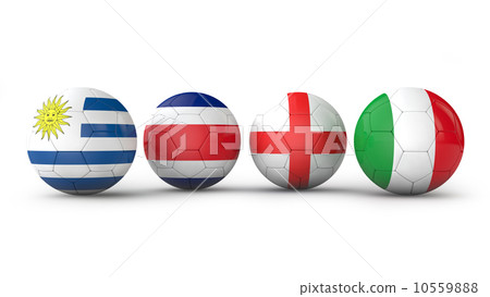 balls with flags - Stock Illustration [10559888] - PIXTA