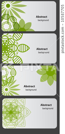 Set of nature gift cards vector illustration - Stock Illustration ...