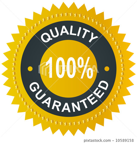 Vector sticker - quality 100% guaranteed - Stock Illustration [10589158 ...