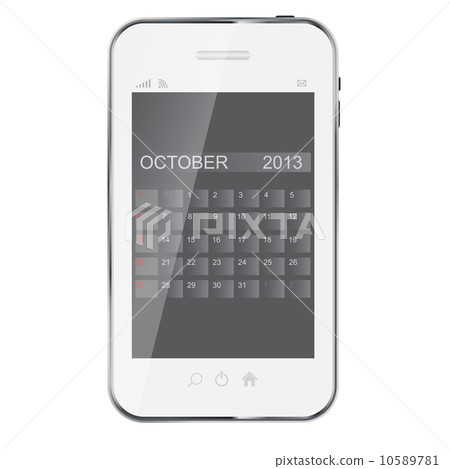 Abstract design mobile phone. Vector illustration - Stock Illustration ...