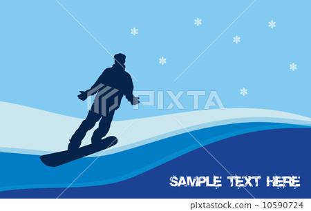 snowboarding vector - Stock Illustration [10590724] - PIXTA