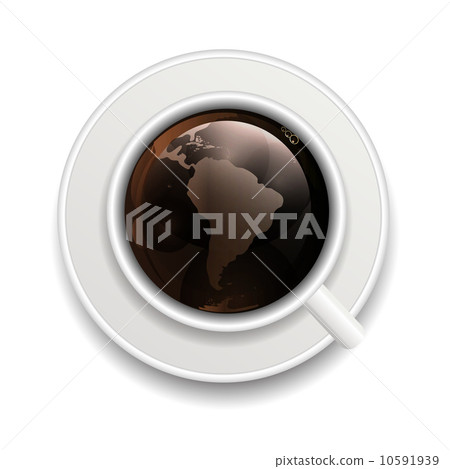 coffee invitation background vector illustration - Stock Illustration ...
