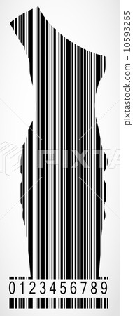 Barcode dress image vector illustration - Stock Illustration [10593265 ...