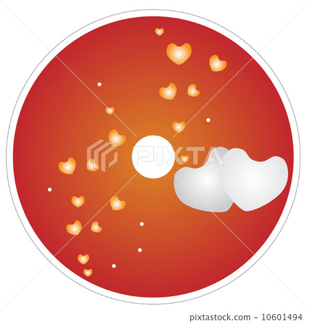 Illustration of Heart CD and DVD Template - Stock Illustration ...