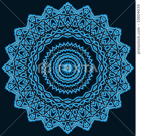 Abstract blue shape - Stock Illustration [10604039] - PIXTA