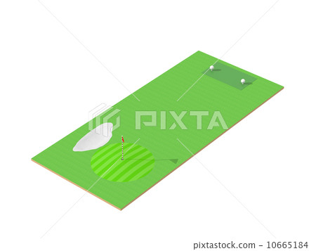 Golf Driving Range - Stock Illustration [10665184] - PIXTA