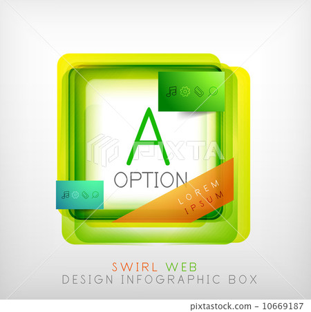 Vector square geometric shaped web design boxes - Stock Illustration ...
