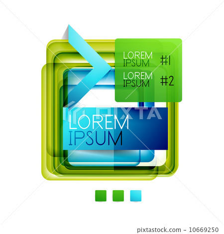 Square web design boxes - vector illustration - Stock Illustration ...