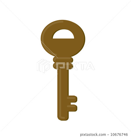 Antique style key - Stock Illustration [10676746] - PIXTA