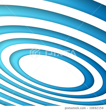 Round circle blue design element - Stock Illustration [10692154] - PIXTA