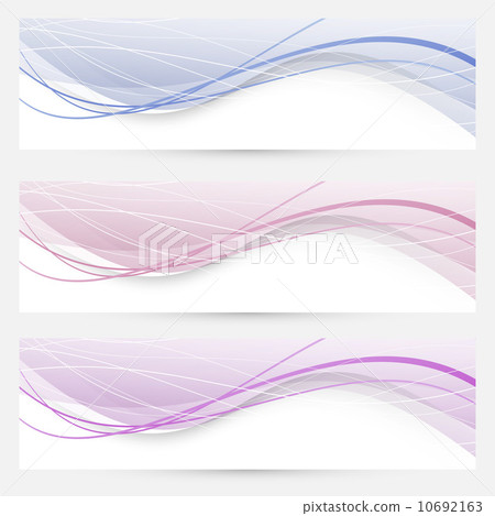 Modern abstract banners or web headers - Stock Illustration [10692163 ...