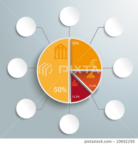 Circle Chart 8 Options PiAd - Stock Illustration [10692298] - PIXTA